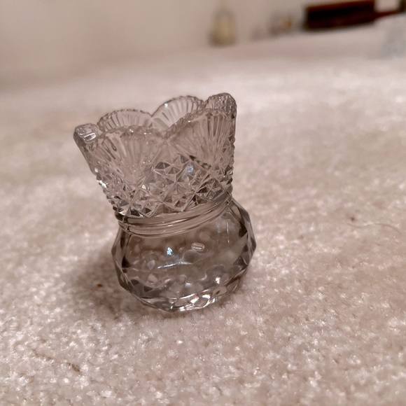 Accents | Vintage Cut Glass Toothpick Holder | Poshmark